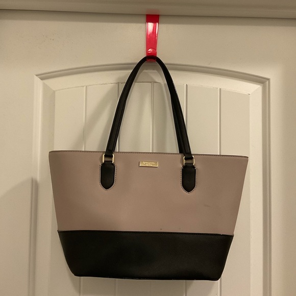 kate spade | Bags | Purple And Black Kate Space Tote | Poshmark